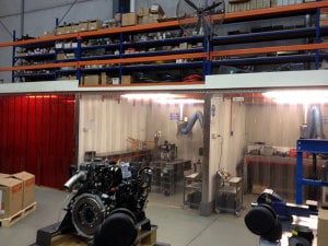 Grinding Bays for Industrial Noise Control | Flexshield