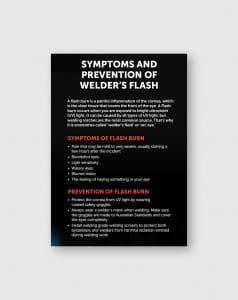 Welders Flash Prevention - Flexshield